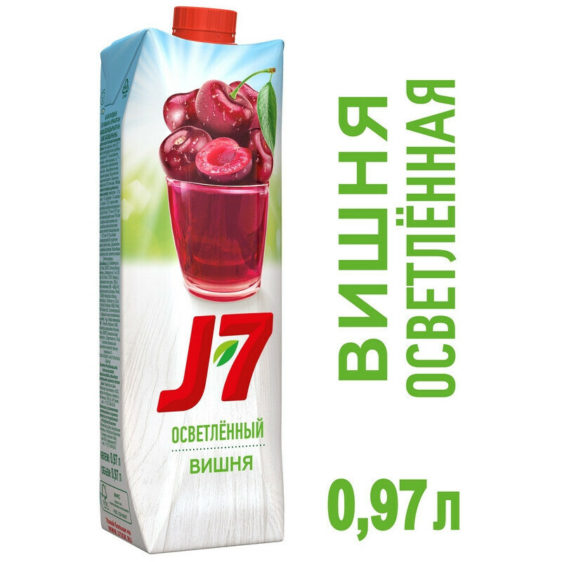 Нектар J7 вишня 0,97 л