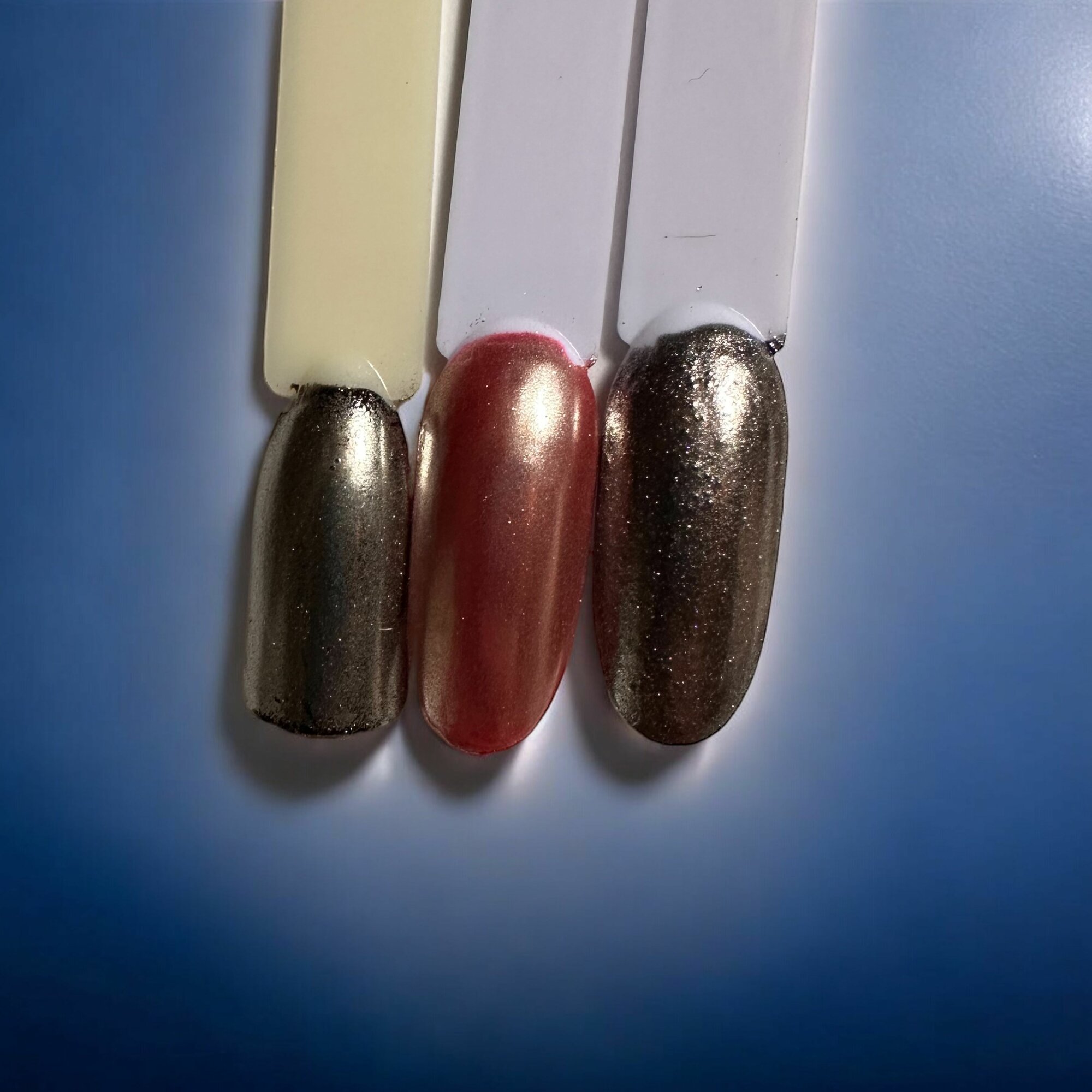 Втирка для дизайна ногтей, металлический эффект