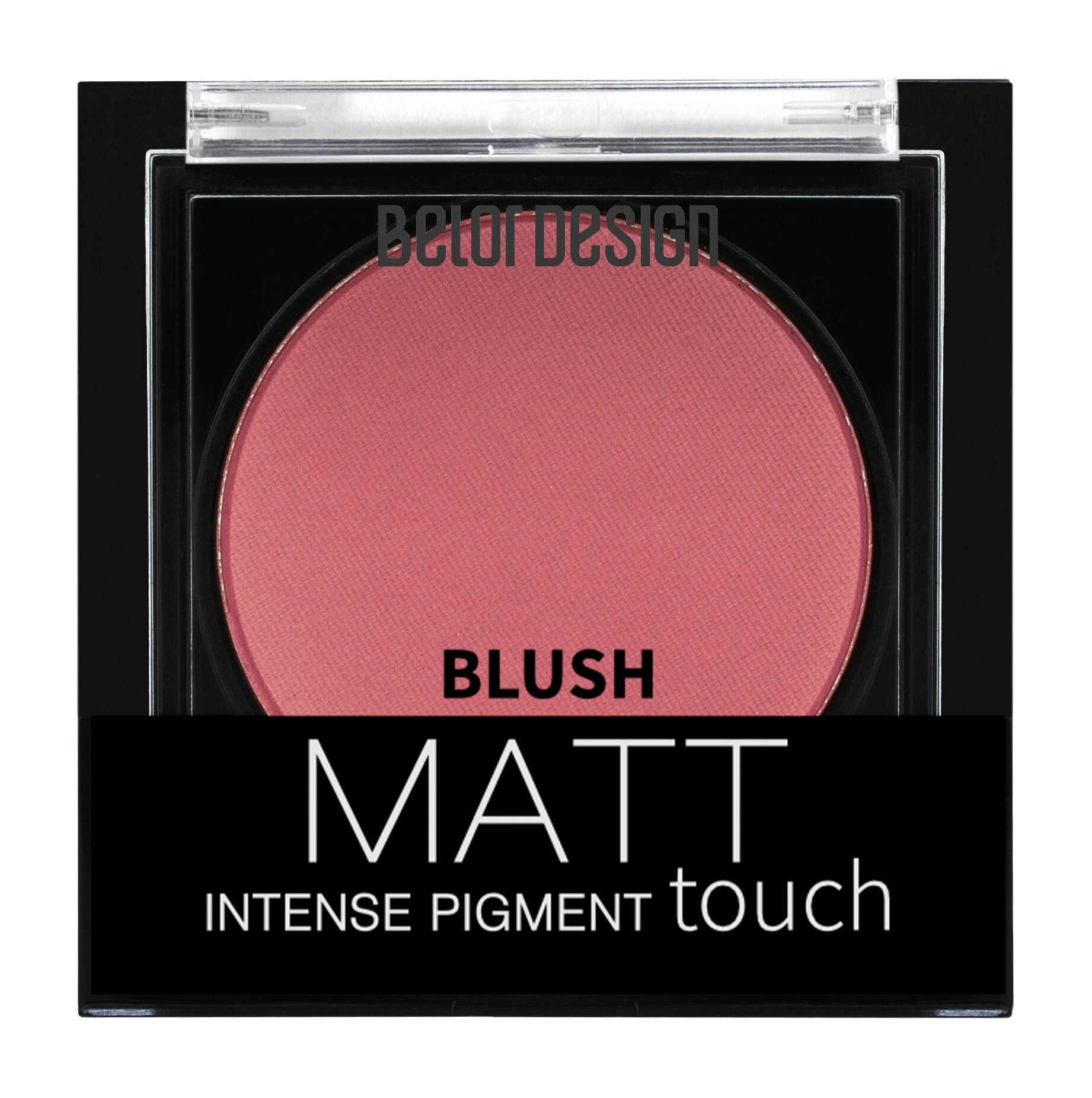BELOR DESIGN Румяна для лица Matt Touch, 3,6 гр, 202 Пионовый