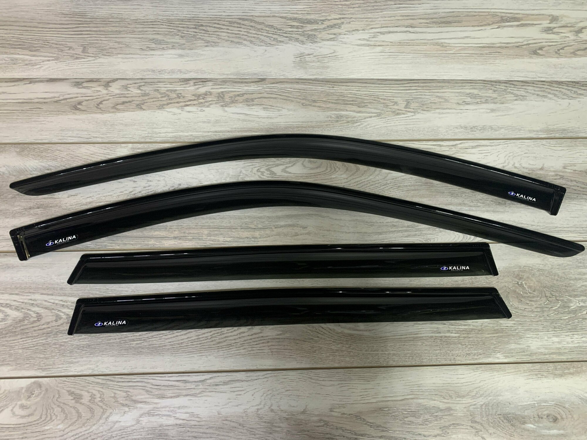 Дефлекторы (ветровики) окон на Лада Калина Универсал (Kalina)