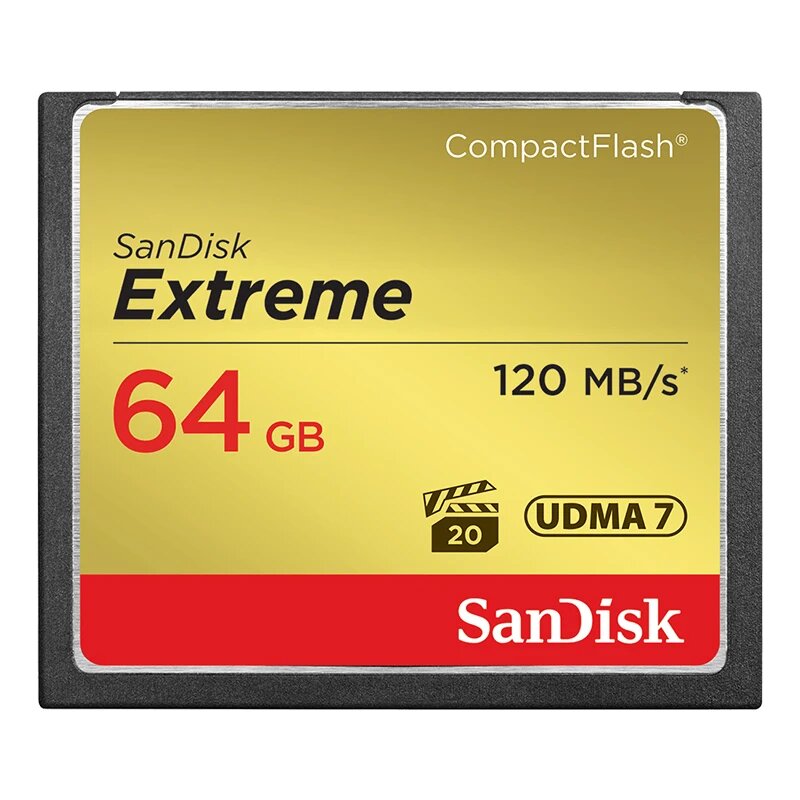 SanDisk Extreme CompactFlash карта памяти 32/64/128 ГБ для Nikon Canon 64 ГБ