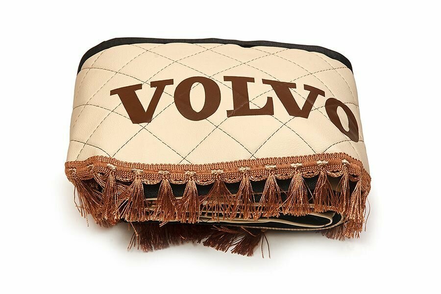 Ламбрекен лобового стекла + угол VOLVO Эко кожа бежевый (20140)