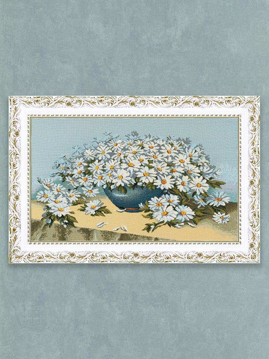 Картина из гобелена Декарт пано гобеленовое в раме на стену тканый гобелен