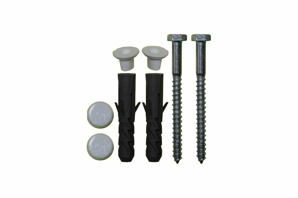 Сантехкреп белый крепеж унитаза к полу 1.2.1.1 - монтажный комплект для санузла