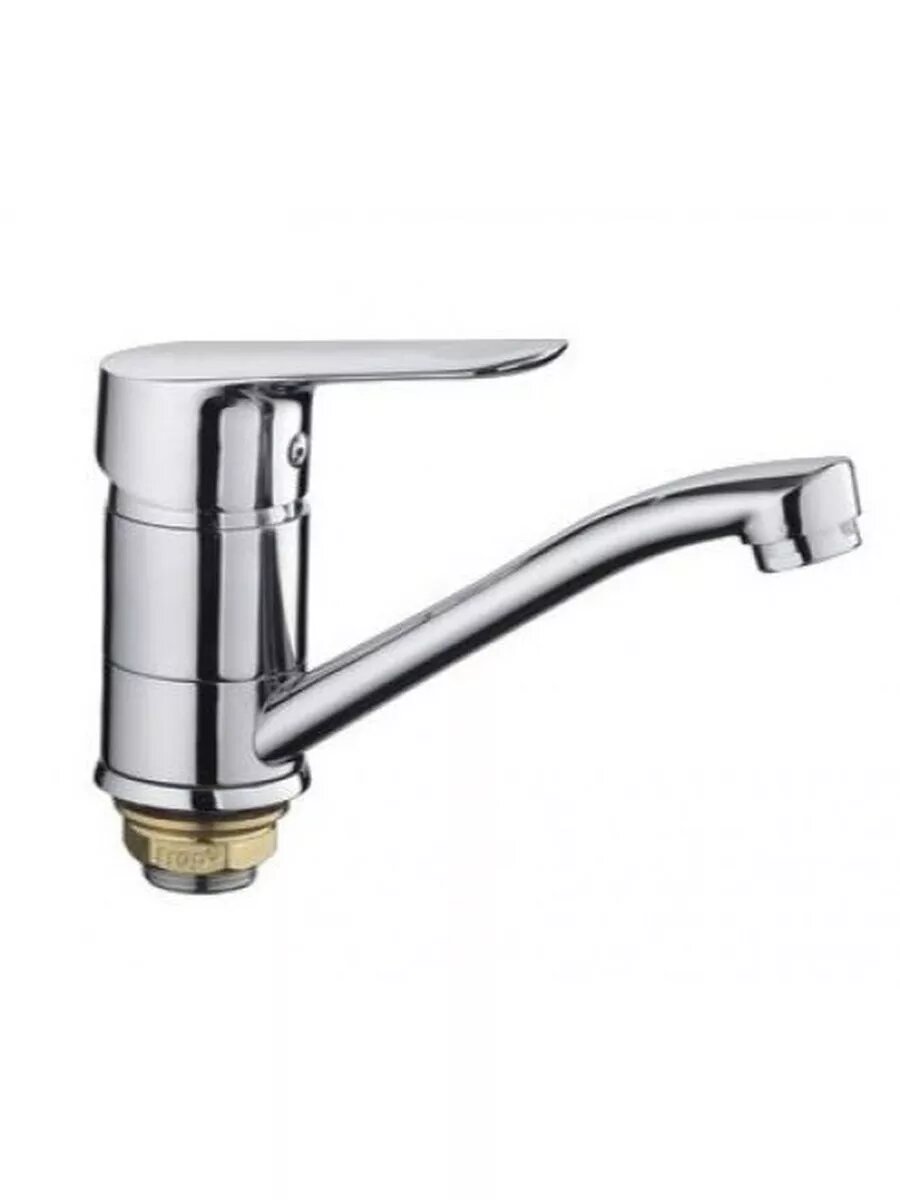 Смеситель для кухни Frap F45703-B, однорычажный, поворотный излив, хром