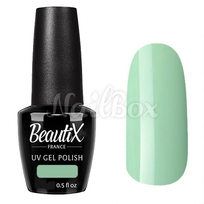 Гель-лак Beautix MINI 8 мл (№102) зеленый оттенок фактура эмаль