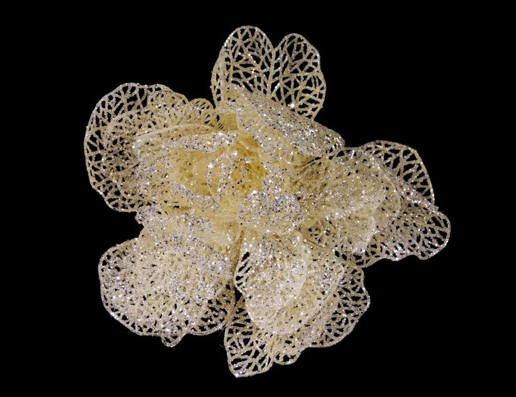 Ёлочное украшение, белый, 25 см, Морозко