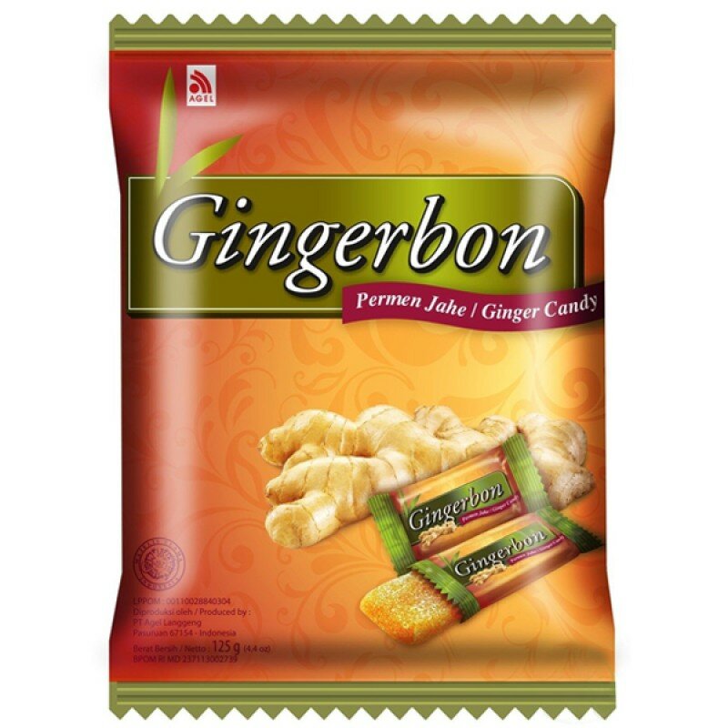 Имбирные конфеты Джинджербон (Gingerbon candy) 20 шт - 125 гр.