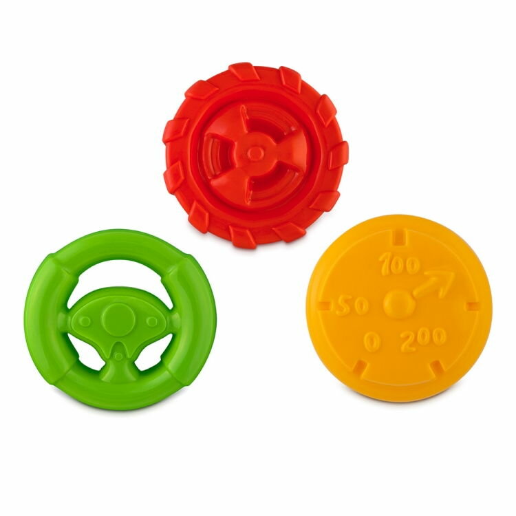 Набор формочек Русский стиль "Светофор", для игр в песке, 3 шт