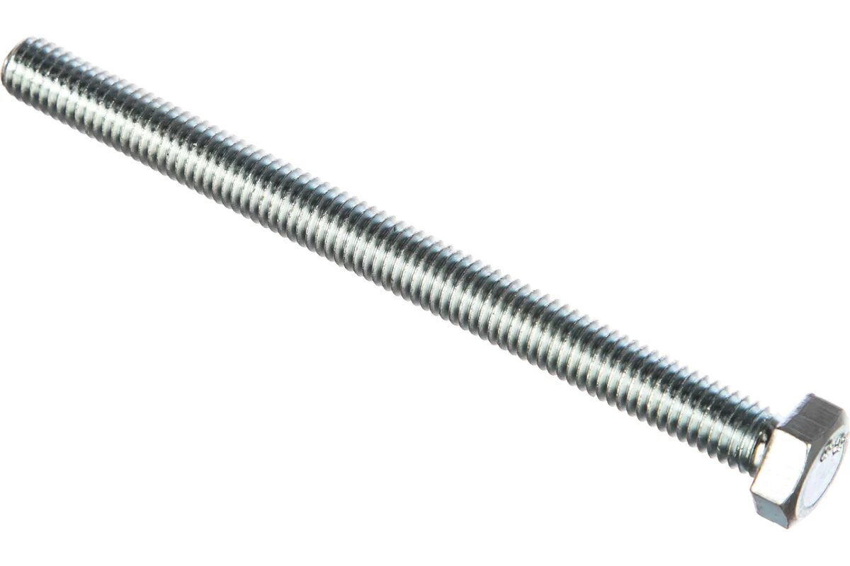 Качественный крепеж набор Болт с ш/г полная резьба DIN 933 8\10010 10 шт 0301057 КЧ