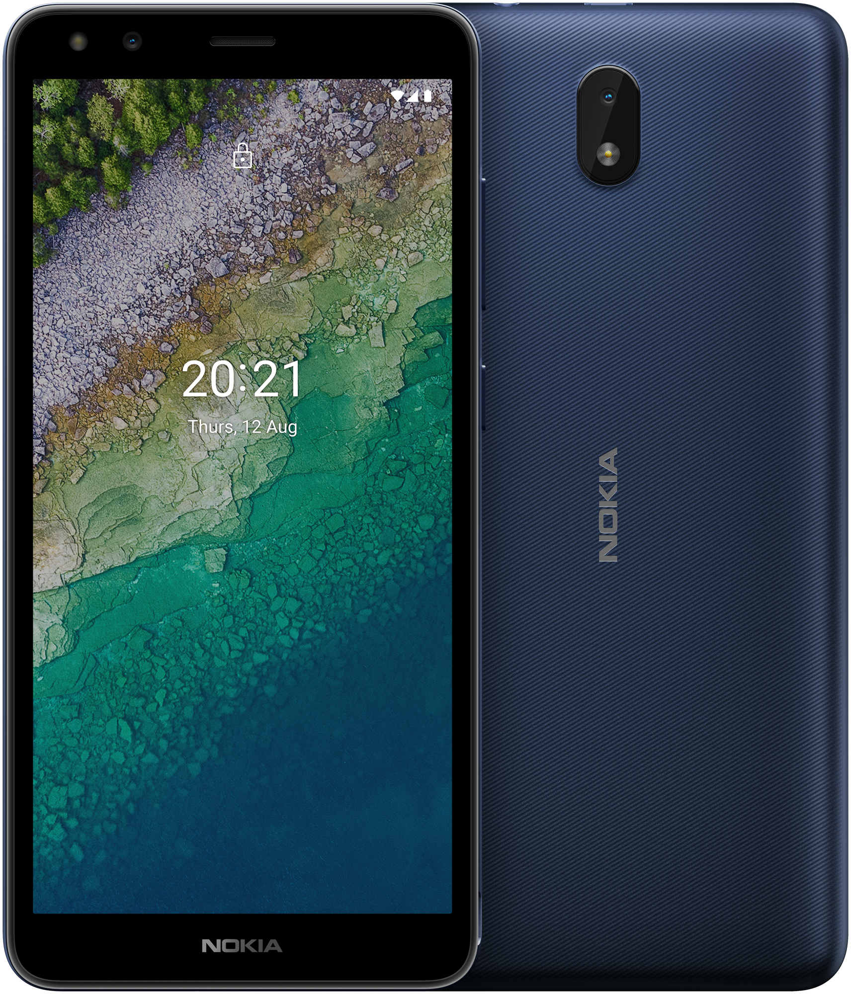 Смартфон Nokia C01 Plus 1/16 ГБ, Dual nano SIM, полярная ночь