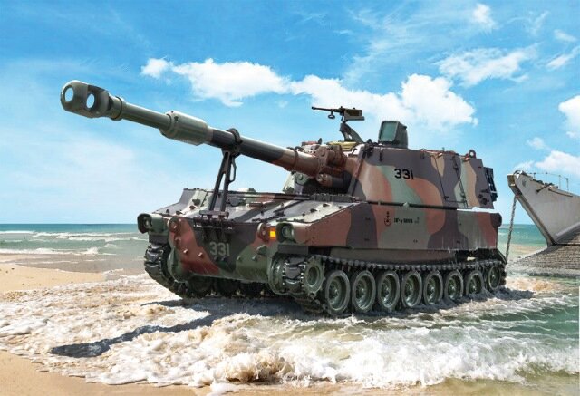 6589 Italeri САУ M109 A2/A3/G 1/35