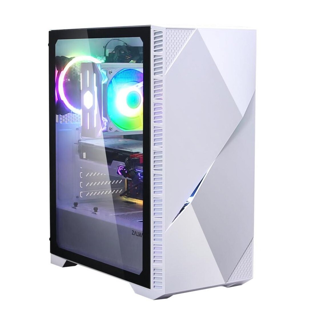 Корпус для ПК Zalman Z3 Iceberg White (E-ATX, без БП, 1xUSB2.0, 2xUSB3.0, с окном, LED)
