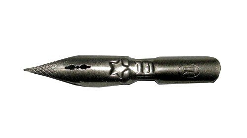 Перо для учебного рисунка Звездочка №11, стальное