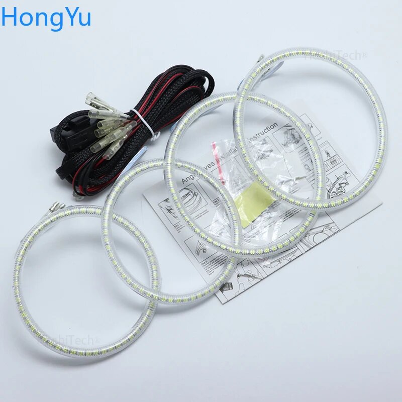 Для Volkswagen VW Passat B5.5 3BG 2001 2002 2003 2004 превосходные глаза ангела Сверхъяркие smd искусственные глаза комплект колец with line