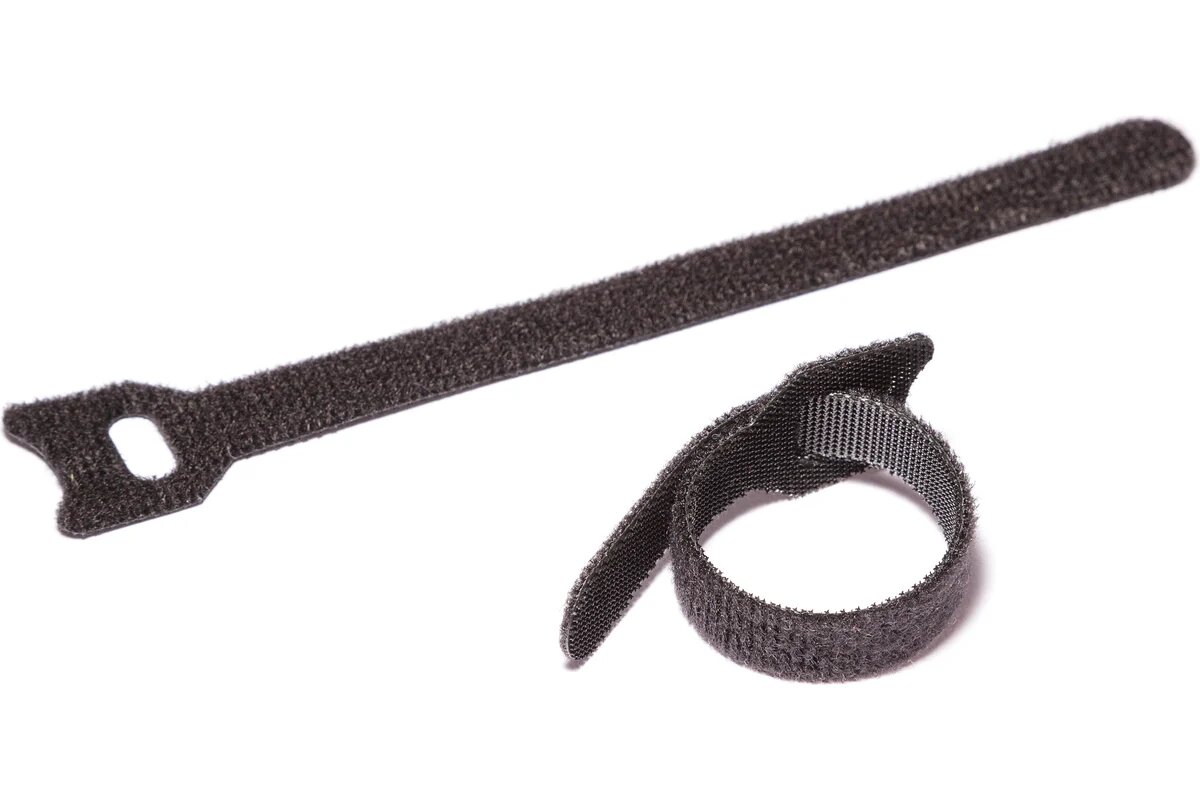 Comfix хомуты-липучки 150x12 мм, упаковка 10 шт, 1 цвет, черный HLCT-150-RPX0000