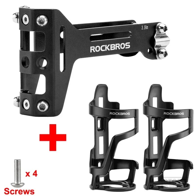 ROCKBROS Велосипедный удлинитель руля Black 2 Holder