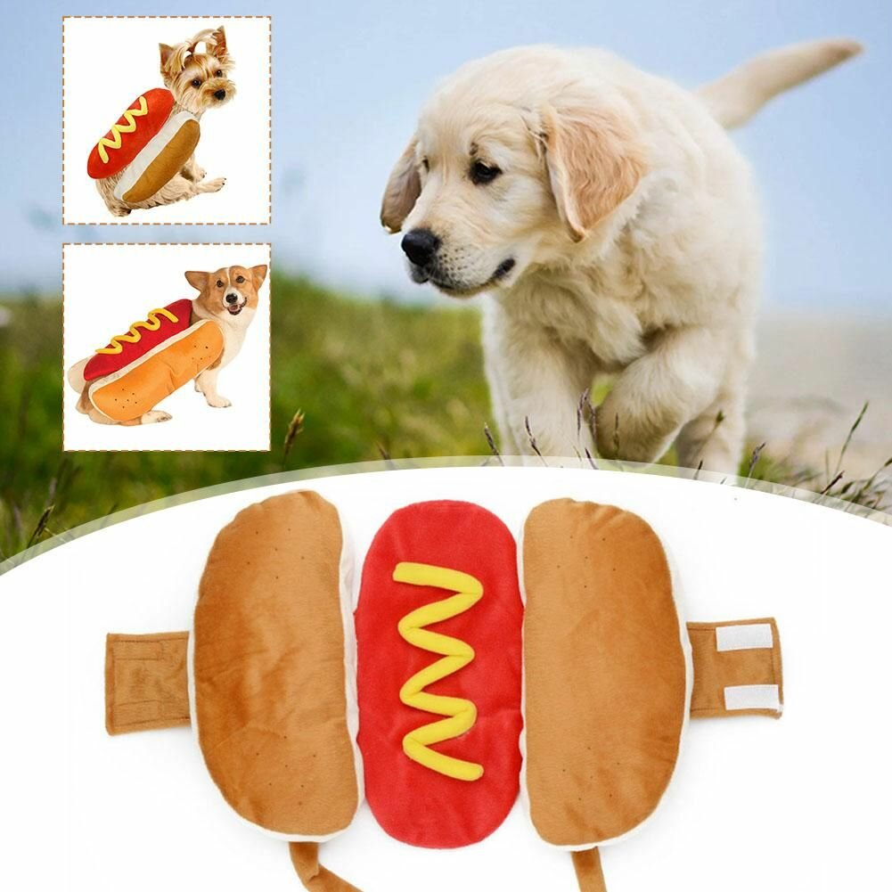 Костюм хот-дога на Хэллоуин для кошек и собак подарок