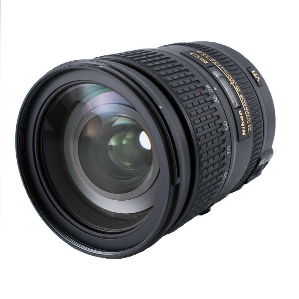 Объектив Nikon 28-300mm f/3.5-5.6G ED VR AF-S Nikkor, черный