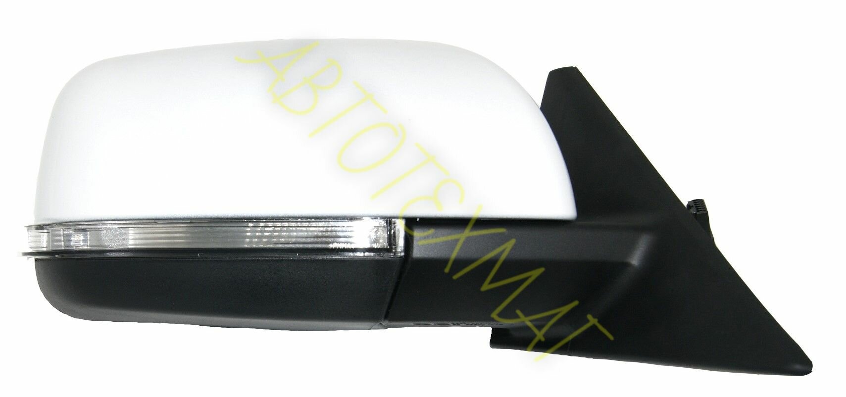 Зеркало боковое ВАЗ 2110, 2111, 2112, 2170, 2171 лада приора с электроприводом, обогревом и повторителем поворотов цвет Белое Облако (краска 240), правое.