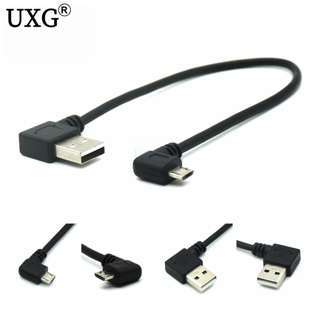 UXG Кабель USB 2.0 A - Micro USB B 25 см 3