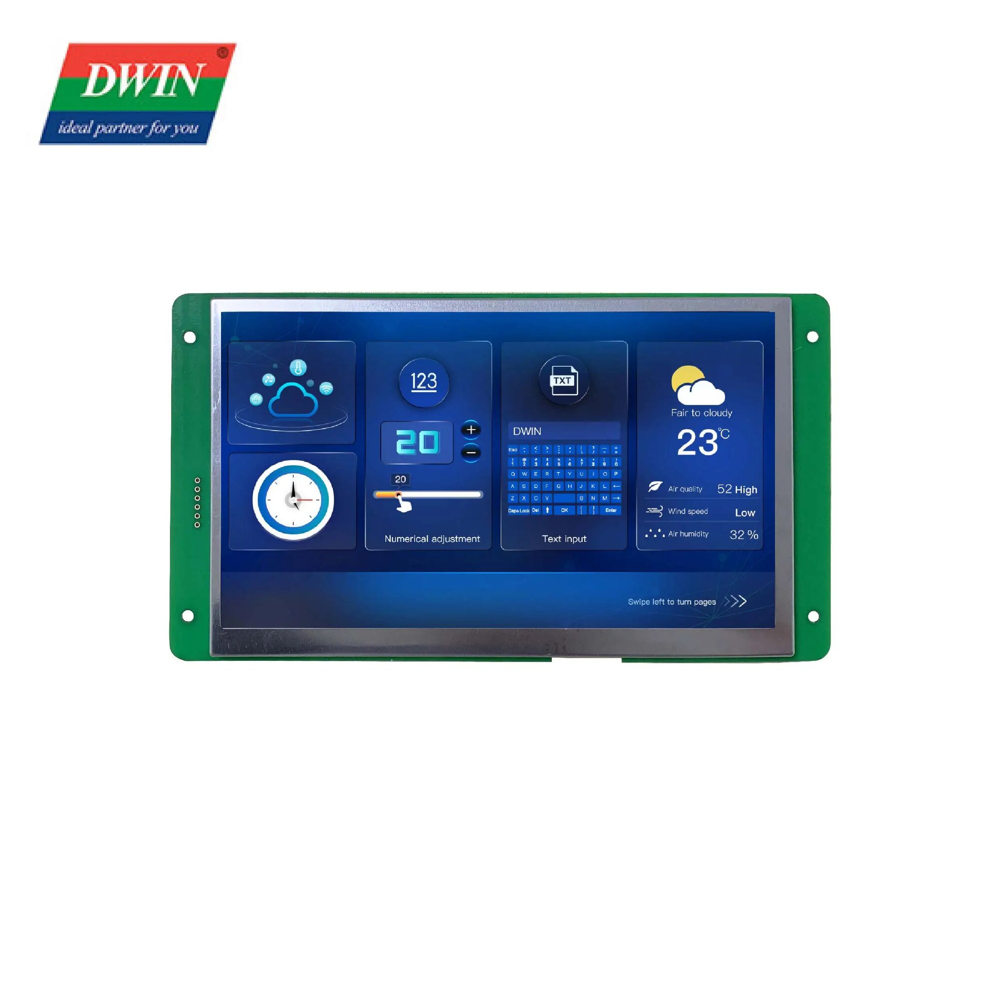 DWIN 7-дюймовый ЖК-модуль DMG10600C070_03W No Touch