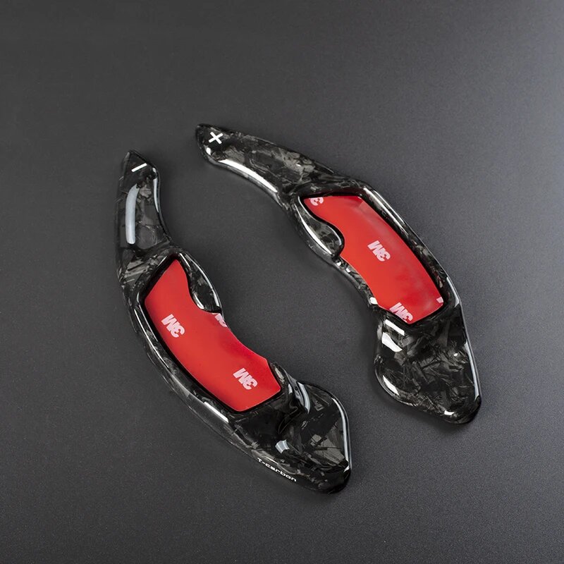 Весло-переключатель из углеродного волокна для Subaru XV Legacy Forester Outback Impreza WRX STI Levorg переключатели рулевого колеса DSG Стайлинг Forged Carbon