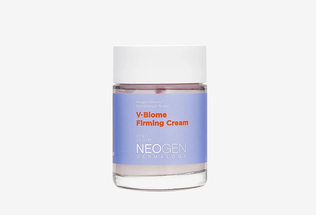 Крем для лица Neogen "V.BIOME FIRMING CREAM", витамин С, пробиотики, экстракт синей мальвы, 60 г