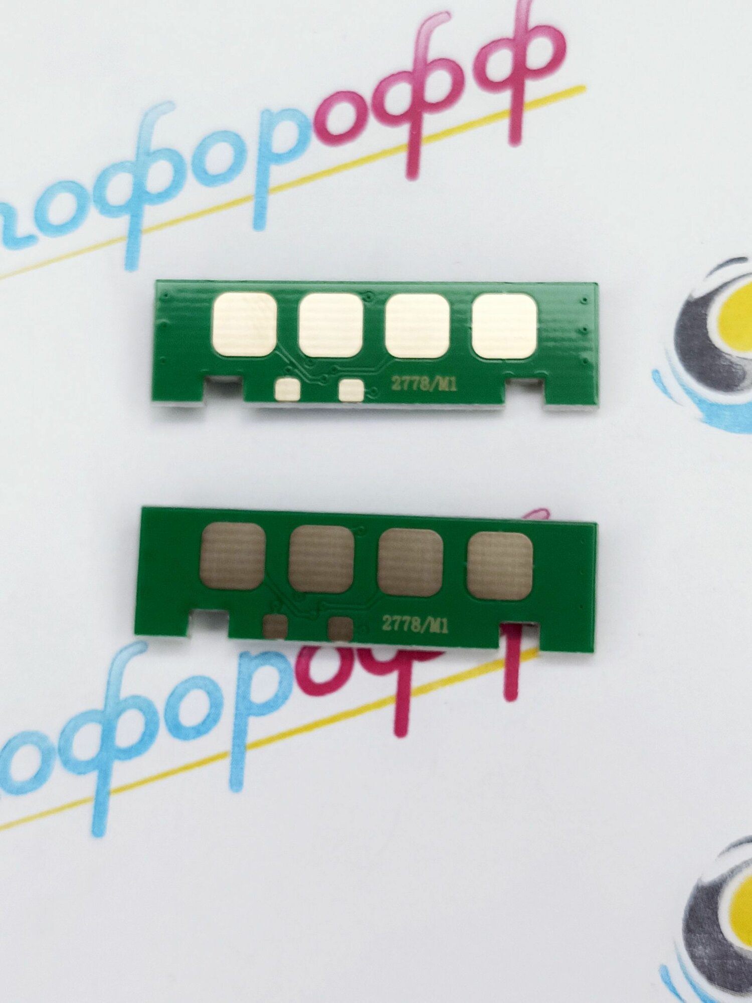 Чип (2 шт) для картриджа Xerox 106R02778 Phaser-3052/3260, WorkCentre-3215/3225 Black, 3K (Новая Версия) (В поставке 2 штуки) совместимый