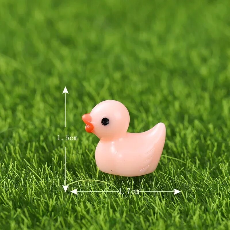 MOONBIFFY Минималистичные утки из смолы 1/3/5 шт 1pcs, Розовый