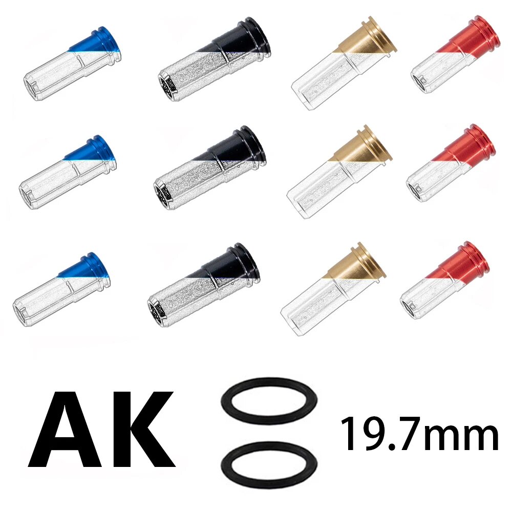 Двойное уплотнительное кольцо из алюминия 19.7 мм 5Pcs Red AK