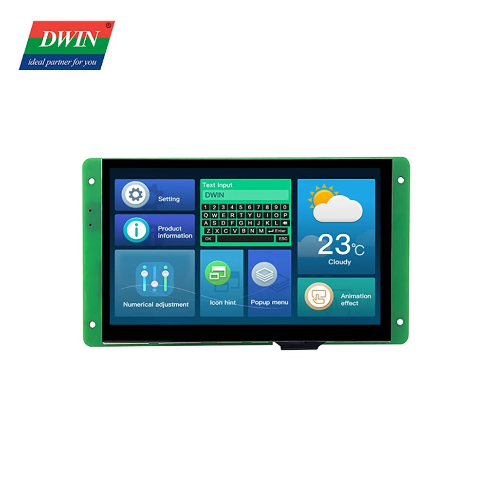 DWIN 7-дюймовый ЖК-модуль DMG80480C070_04W Capacitive Touch