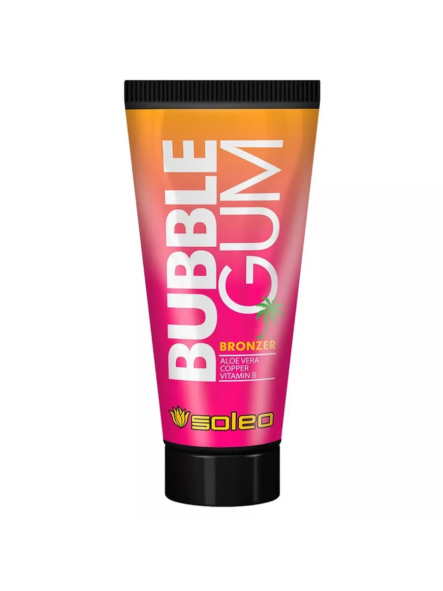 Soleo Bubble Gum крем-бронзатор для тела с ускорителем загара, 150 мл
