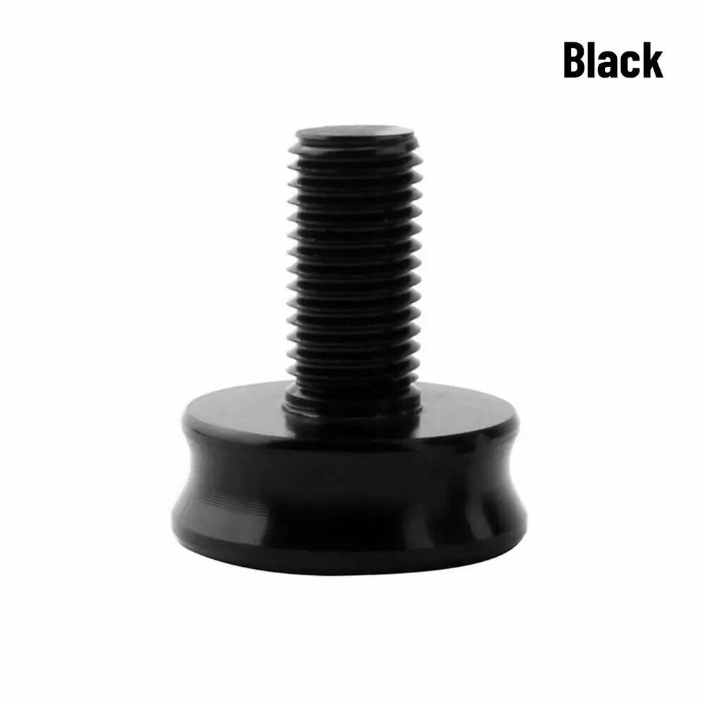 Комплект винтов для велосипедного шатуна M8, алюминий, черный Черный, Black