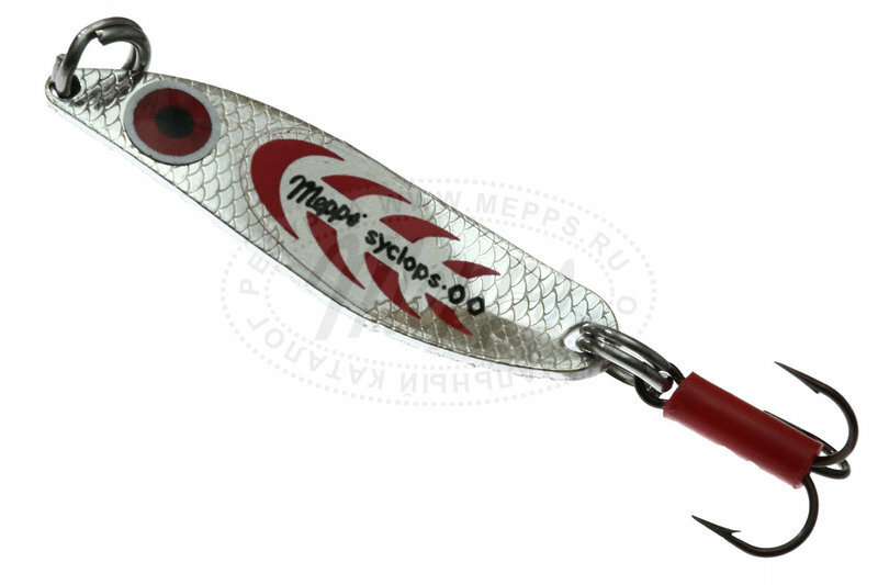 Блесна колеблющаяся MEPPS Syclops 5.0г №00 40мм #S red