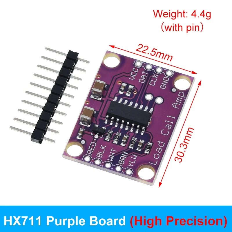 HX711 Purple Board (High Precision) 22.5x30.3mm