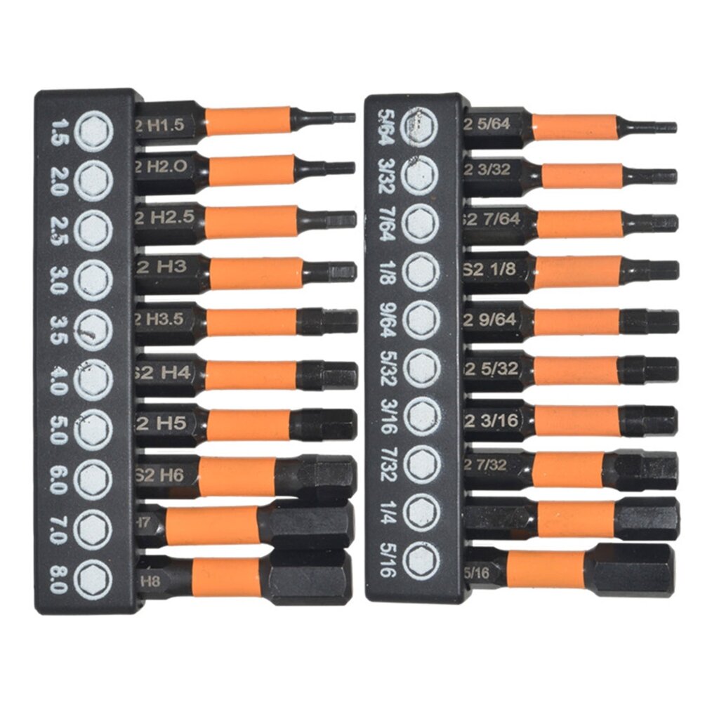 Шестиугольник из желтой кожи метрического дюйма 20ШТ (с полоской для хранения)