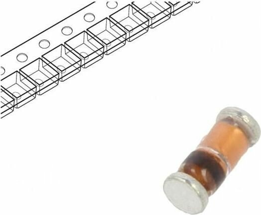 Диод DC DL4148 Диод: импульсный SMD 100В 0,15А 4нс Упаковка: бобина, лента 1шт