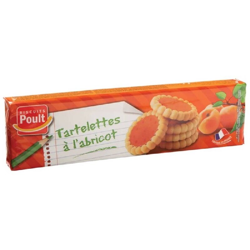 Тарталетки POULT (100017) с начинкой со вкусом абрикоса 150г