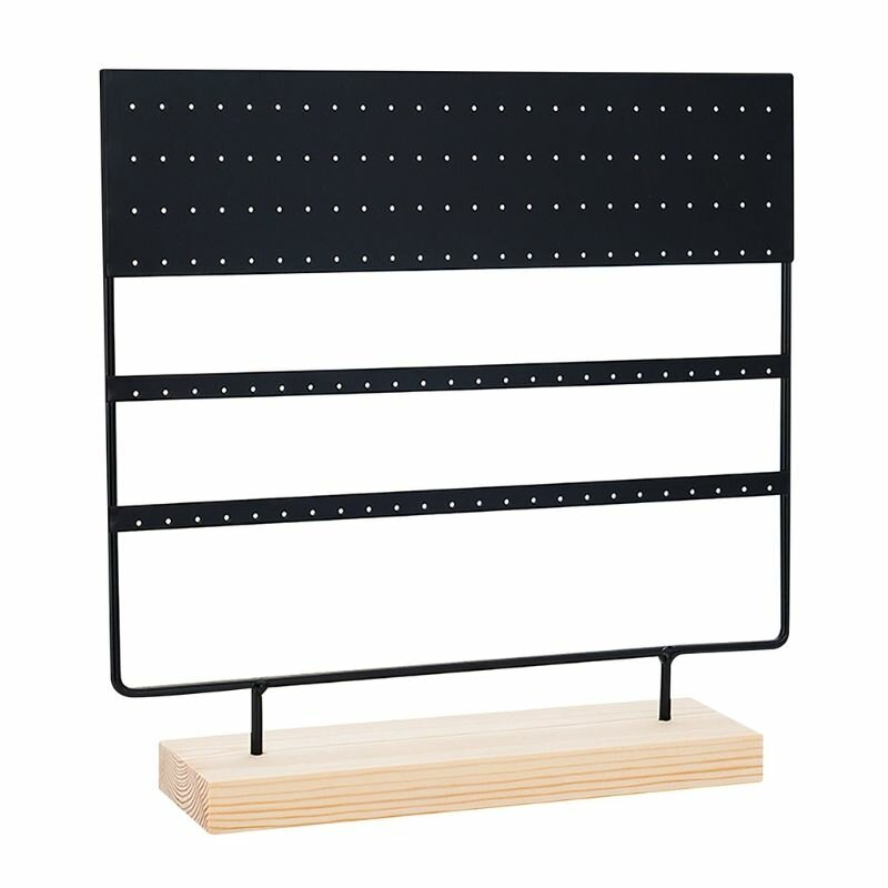 Подставка для сережек, 3-х уровневый держатель-гвоздик ушей, органайзер ювелирных изделий, 144 отверстия