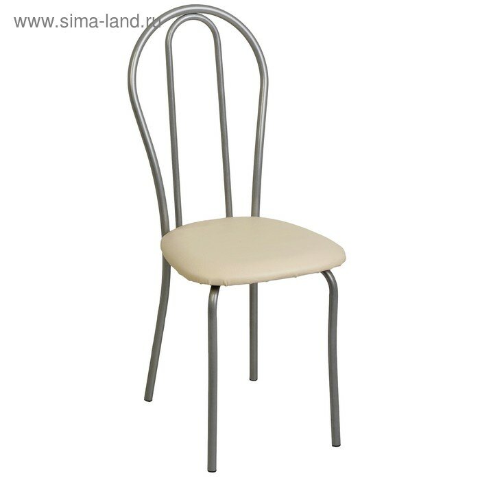 Стул "Венский 2", Серебристый металлик/Молочный, 3538954