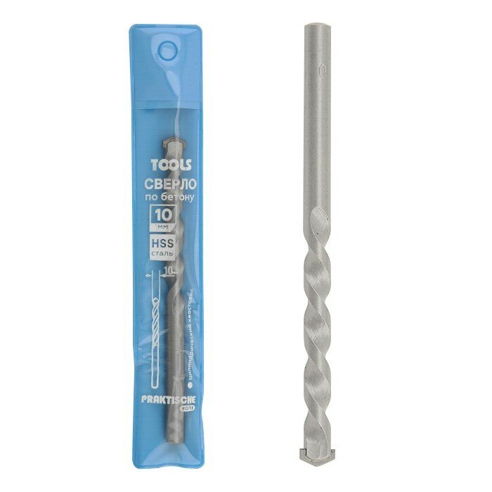 Сверло по бетону 10 мм PRAKTISCHE TOOLS
