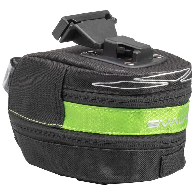 Бардачок под седло, M-WAVE, 160x80мм, L средний (100), черно-зеленый