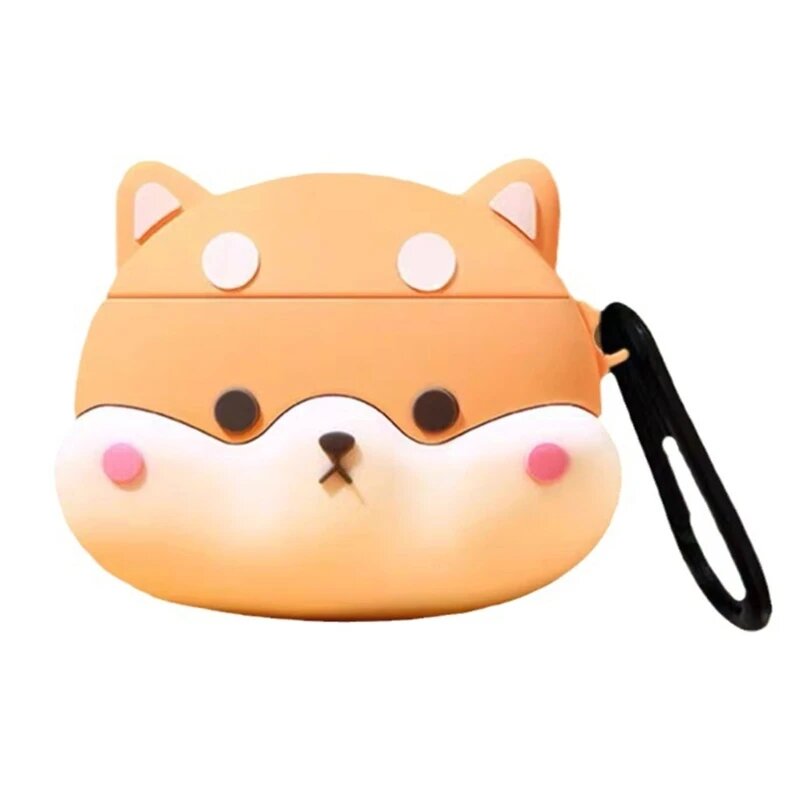 Чехол для наушников Realme Buds T300 силиконовый Shiba Inu