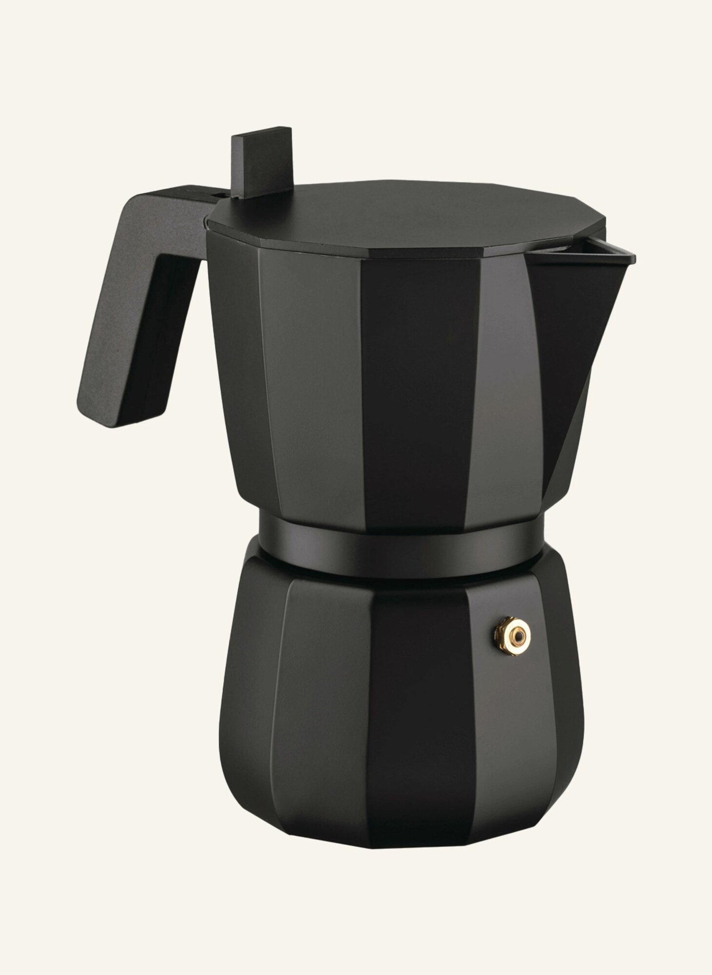 Кофеварка Alessi DC06/1B MOKA, алюминий, объем 300 мл, цвет черный