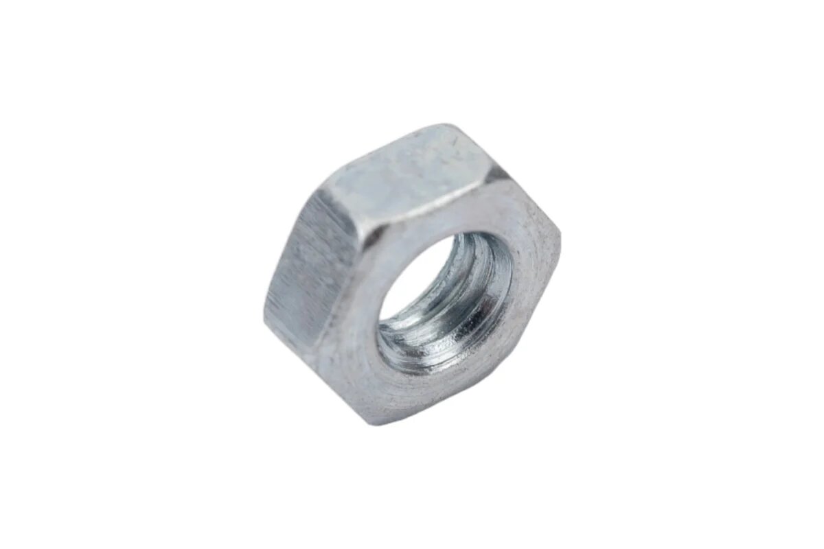 Госкреп Гайка DIN934 М4 метрическая резьба шестигранная набор 50 шт в упаковке 6-0036130