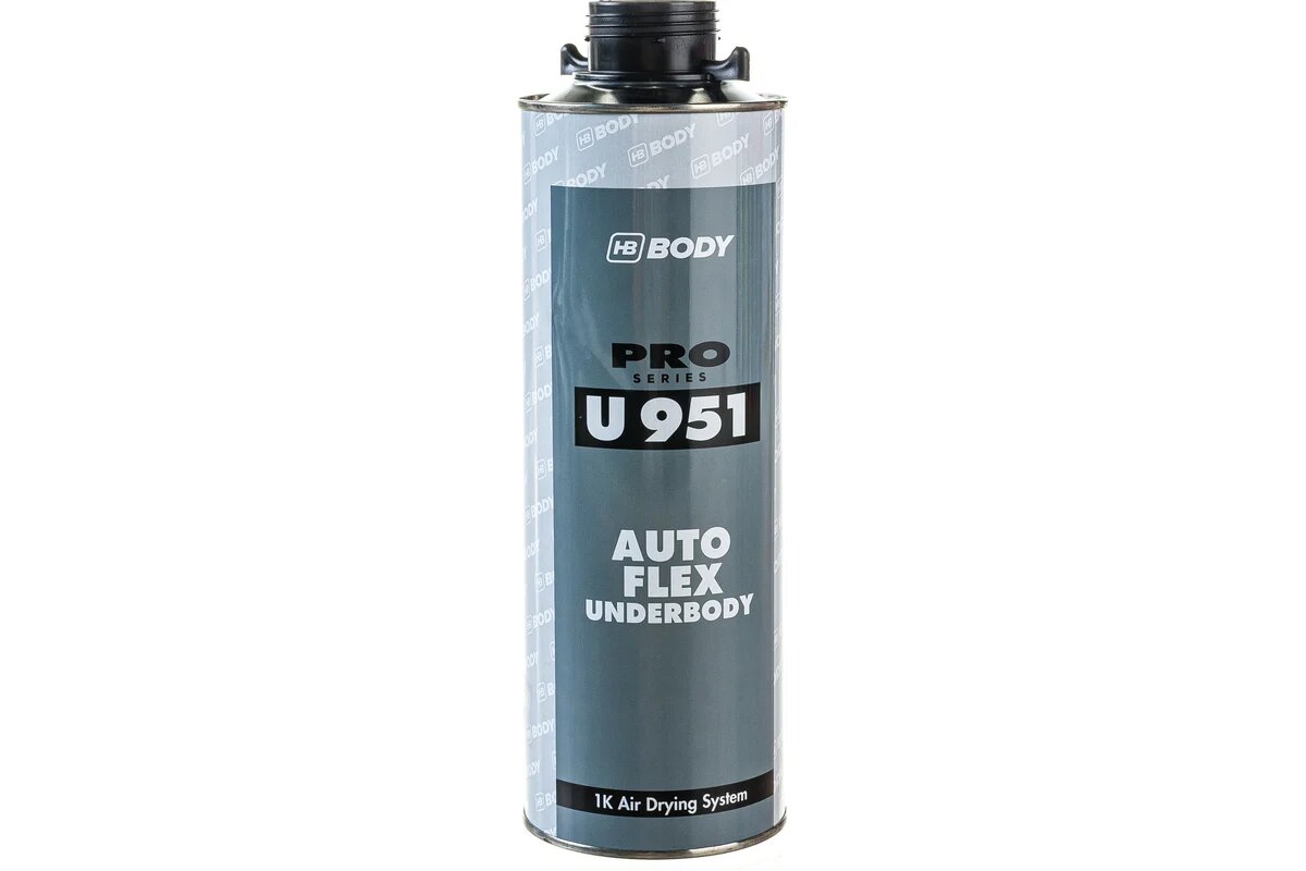 HB BODY 951 Autoflex антикоррозийный состав с креплением под UBS краскопульт черный 1 л