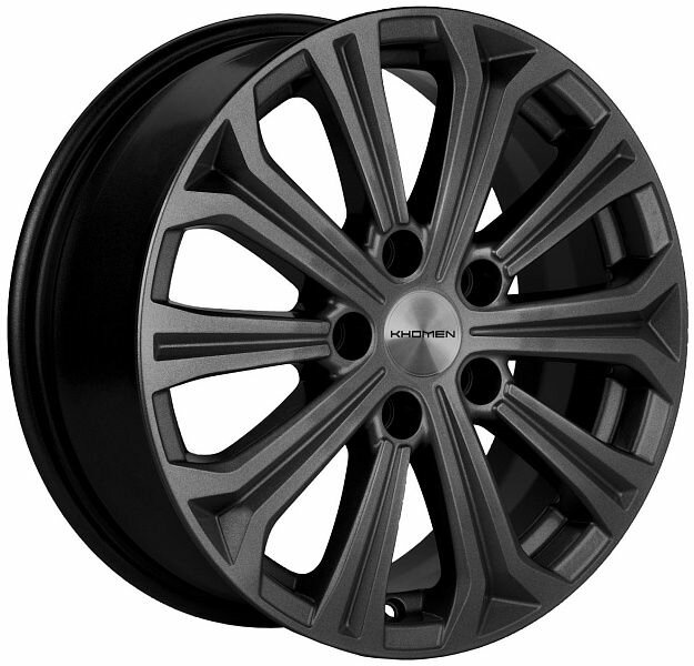 Колесный диск Khomen Wheels KHW1610 16x6.5" PCD5X108 ET45 D60.1 BLACK