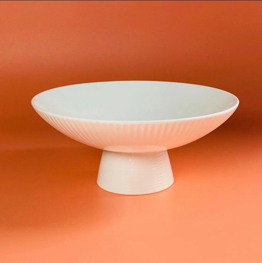 Фруктовница 24см на ножке VERONA Фарфор 305-092 118-305-092