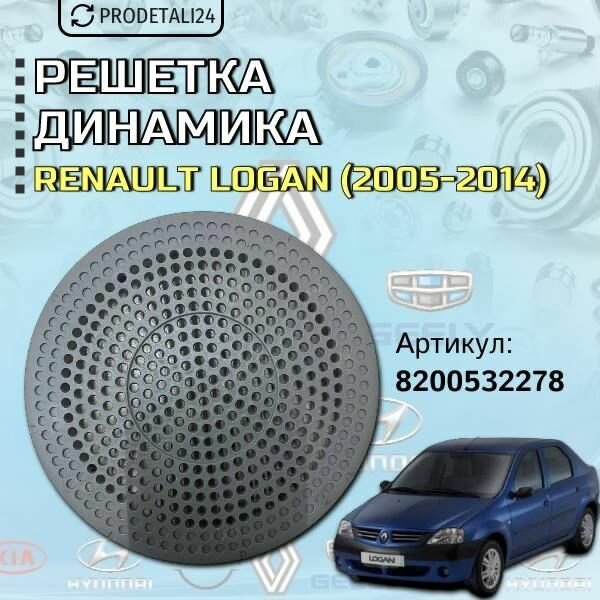 Решетка динамика Renault Logan (2005-2014гг) Арт:8200532278